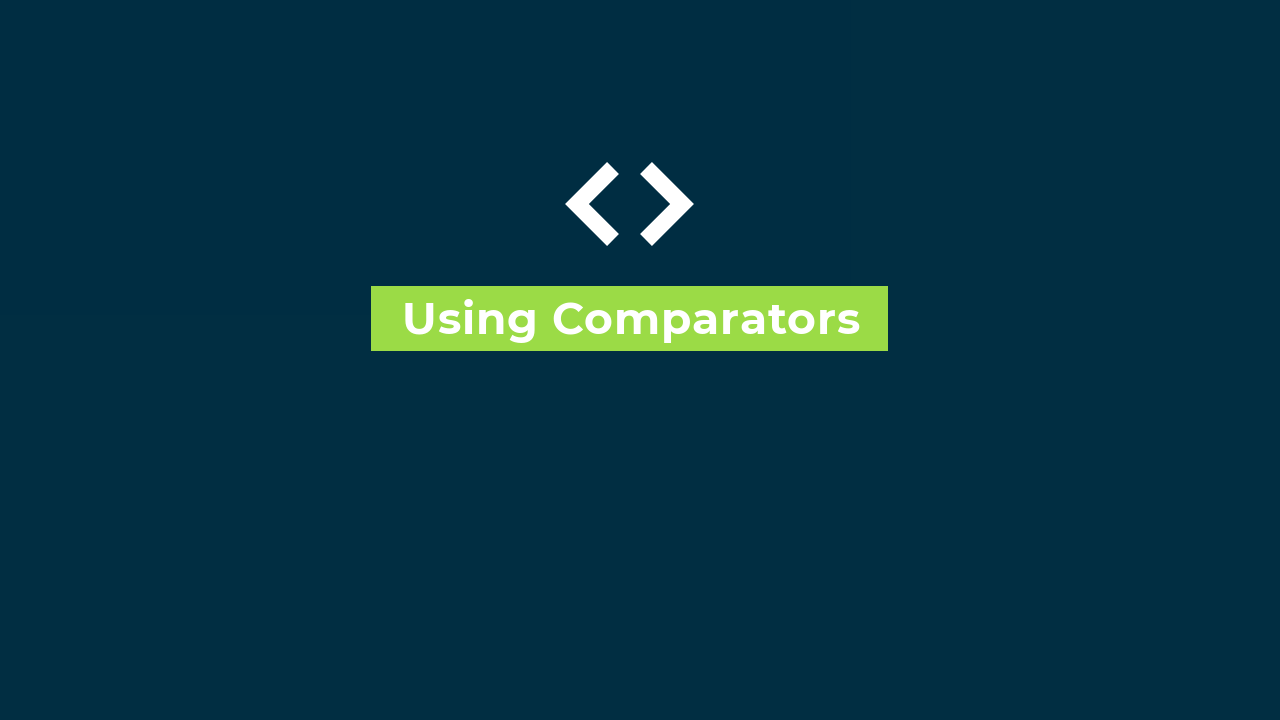 Learn to use comparators when setting strategy alerts